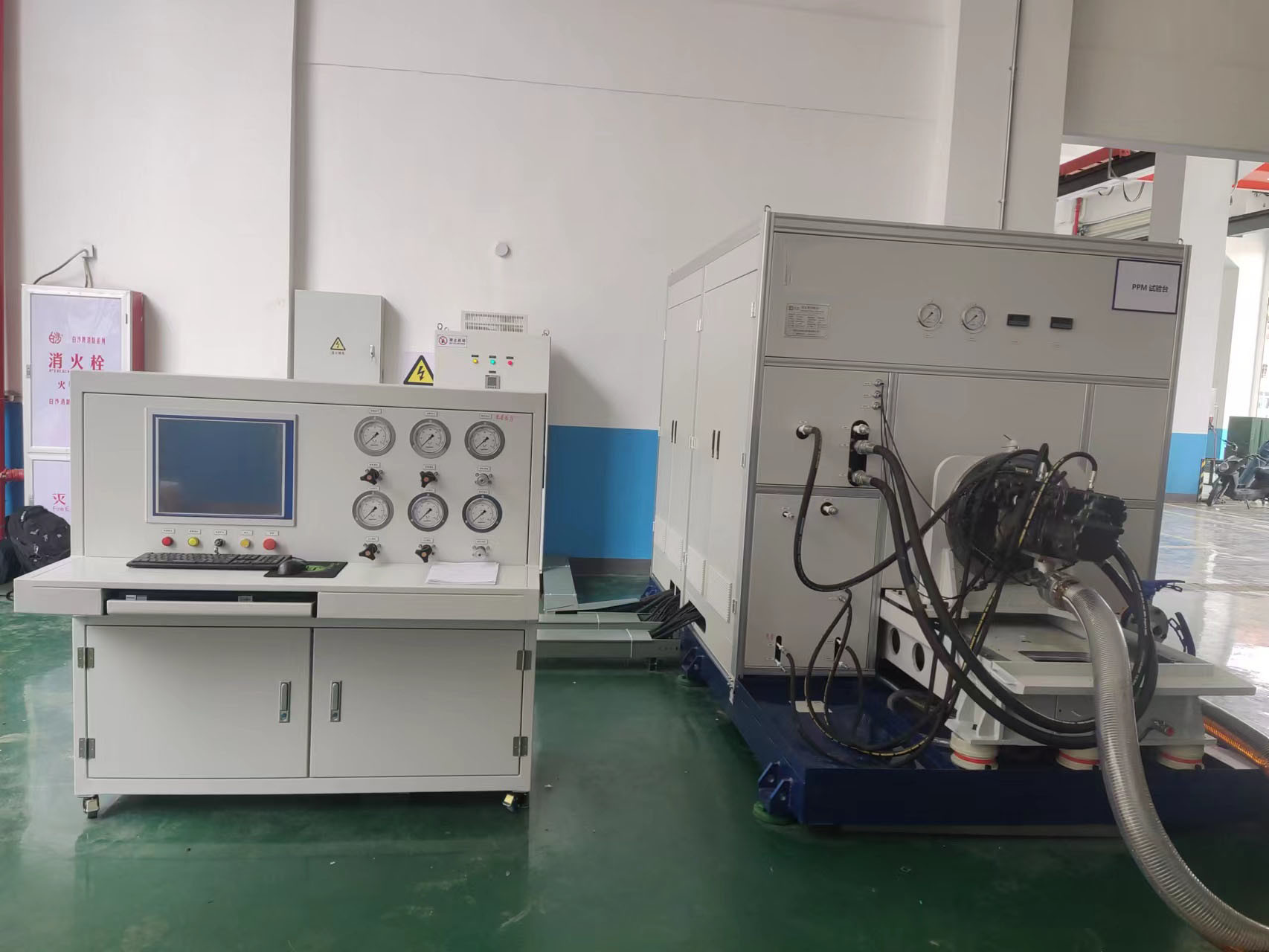 Hydraulic Fittings Impulse Test Benches for Valves Motor Flexible Hoses ...